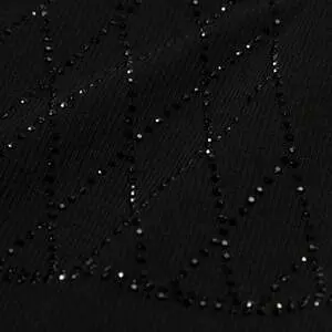 GANNI Embellished High Neck Long Sleeve Top