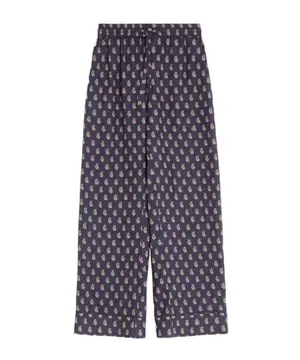 Valentino Garavani Lightweight Printed Linen Trousers
