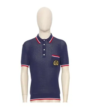 Valentino Garavani Cotton Polo Shirt With Vg Patch