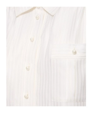 Alessandra Rich Button-front Jacquard Shirt