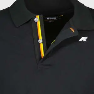 K-WAY Logo Patch Short-sleeved Polo Shirt