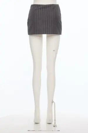 Valentino Garavani Striped Midi Skirt