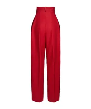 Jacquemus Pleated Zipper Casual Pants