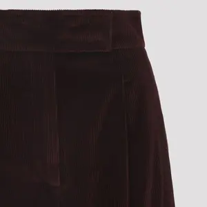 Max Mara High-waist Wide-leg Corduroy Trousers