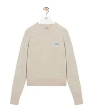 Loewe Wool Sweater With Embroidered Logo