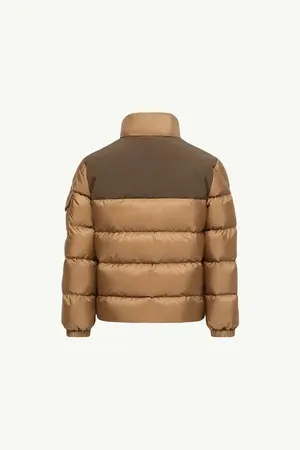 Moncler Quilted Down Jacket With Stand Collar