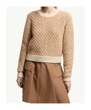 Moncler Wool Blend Cable Knit Jumper