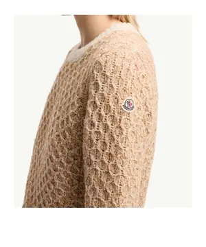 Moncler Wool Blend Cable Knit Jumper