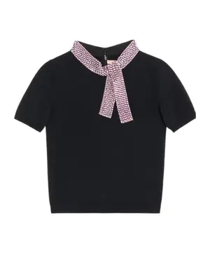 Valentino Garavani Short-sleeved Knitwear - Black