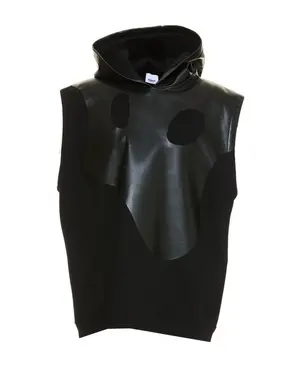 Burberry Sleeveless Leather Hoodie