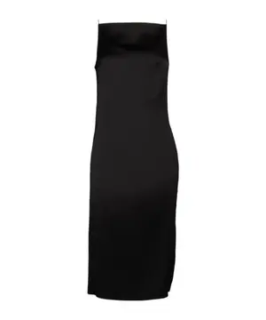 Jacquemus Sleeveless Midi Dress With Cut-out Detail - Black