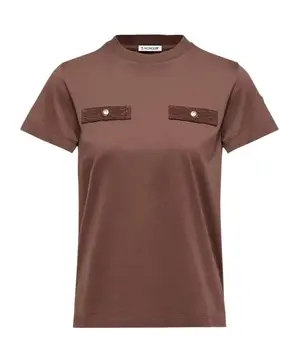 Moncler Cotton T-shirt With Mock Pockets