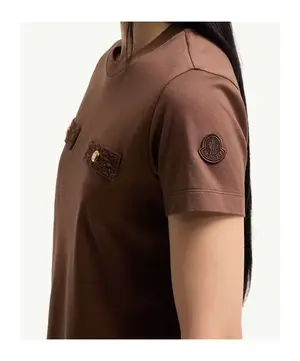 Moncler Cotton T-shirt With Mock Pockets