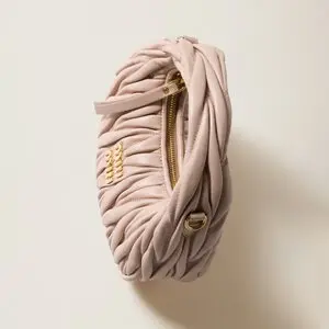 Miu Miu Wander Matelassé Nappa Leather Hobo Mini-bag