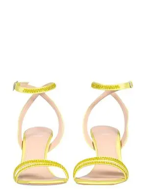 Liu Jo Leonie Hanne X Camellia Embellished Sandals - Yellow