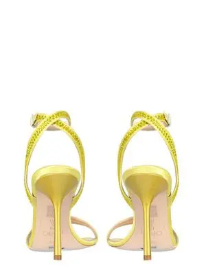 Liu Jo Leonie Hanne X Camellia Embellished Sandals - Yellow