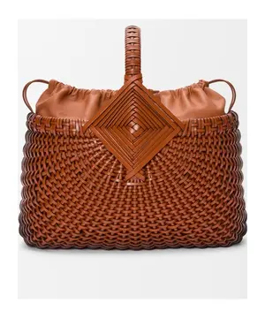 Loewe Diamond Square Basket In Calfskin