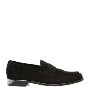 DOUCAL'S Round Toe Loafers