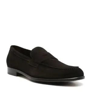 DOUCAL'S Round Toe Loafers