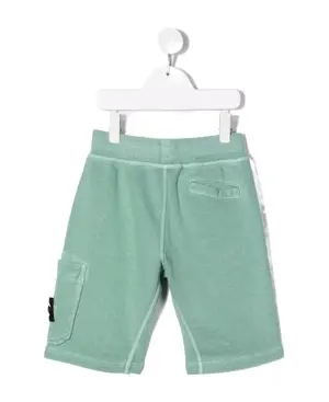 Stone Island Logo Decal Shorts