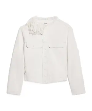 Celine Chasseur Jacket In Heavy Cotton Twill