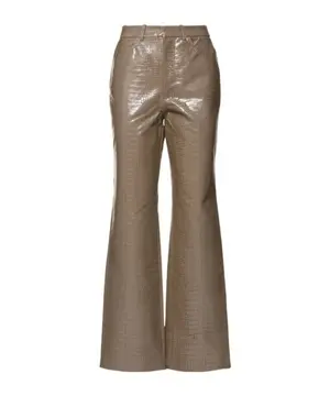 ROTATE BY BIRGER CHRISTENSEN Belt Loops Slacks - Brown