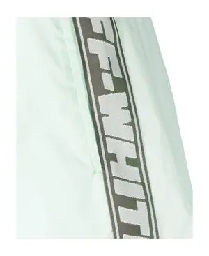 Off-White Logo-tape Swim Shorts