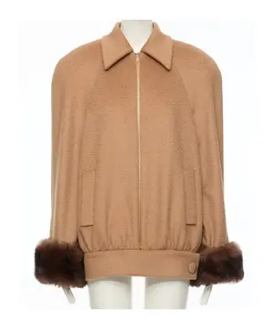 Valentino Garavani Collared Long-sleeved Casual Jacket - Nude