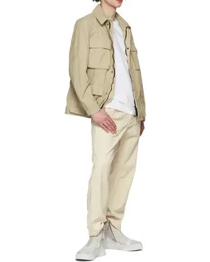 Stone Island Logo Patch Zipped Field Jacket