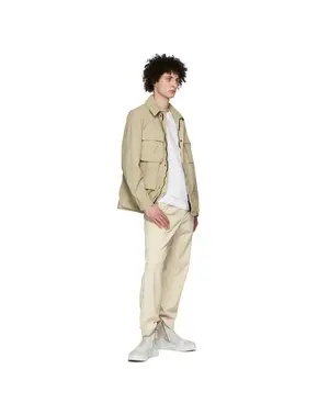 Stone Island Logo Patch Zipped Field Jacket