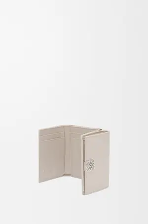 Loewe Anagram Trifold Wallet In Pebble Grained Calfskin