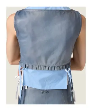 Miu Miu Nappa Leather Top