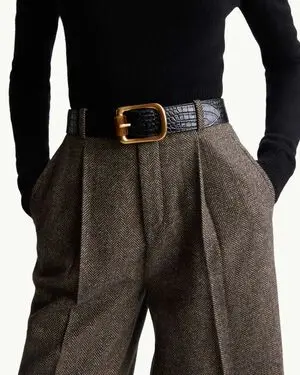 Saint Laurent Cylinder Buckle Belt