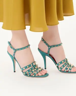 Valentino Garavani Studded High-heeled Sandals