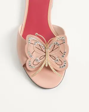 Valentino Garavani Embellished Butterfly Flat Sandals