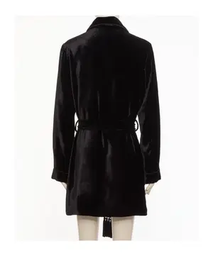 Valentino Garavani Velvet Robe With Sequin Pockets
