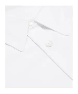Celine Technical Cotton Poplin Shirt Dress With Triumph Embroidery