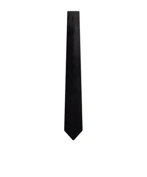 Giorgio Armani Pointed-tip Tie - Black