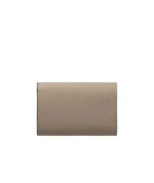 Loewe Anagram Small Vertical Wallet In Pebble Grained Calfskin