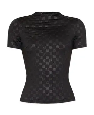 MISBHV Monogram Mockneck T-shirt - Black