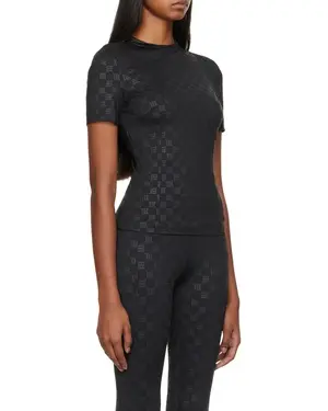 MISBHV Monogram Mockneck T-shirt - Black