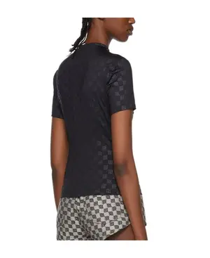 MISBHV Monogram Mockneck T-shirt - Black