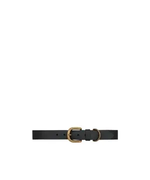 Saint Laurent D-ring Buckle Belt - Black