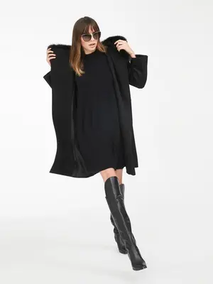 Max Mara Hooded Wool Coat