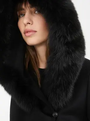 Max Mara Hooded Wool Coat