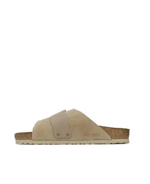 BIRKENSTOCK Logo Embossed Sandals - Nude