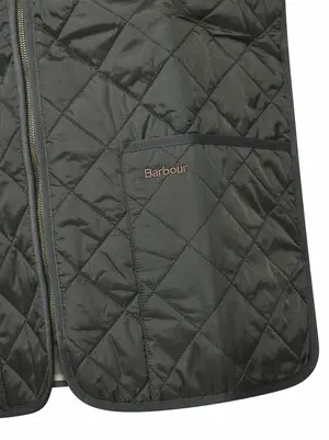Barbour Quilted Zip-up Vest