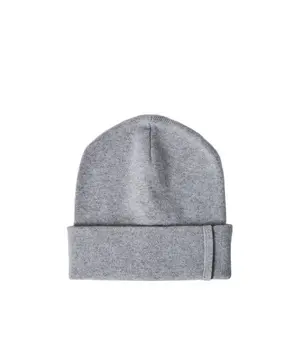 Brunello Cucinelli Wool Beanie With Beaded Trim - Light Gray