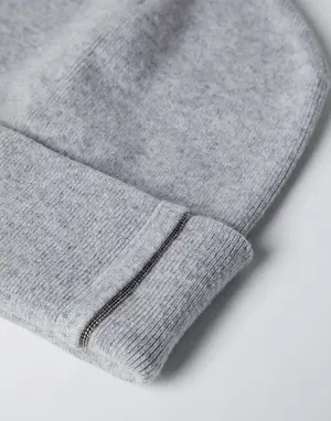 Brunello Cucinelli Wool Beanie With Beaded Trim