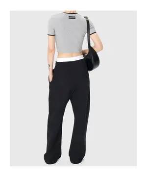 MARINE SERRE Crescent Moon Embroidered Track Pants